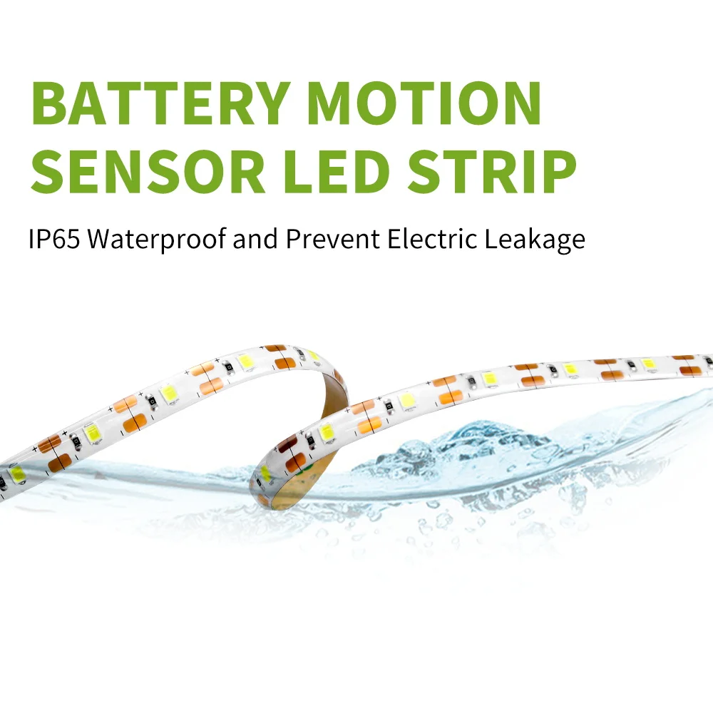 Optical Motion Sensor LED Strip Smart Turn ON/OFF PIR Led Strip Light ...