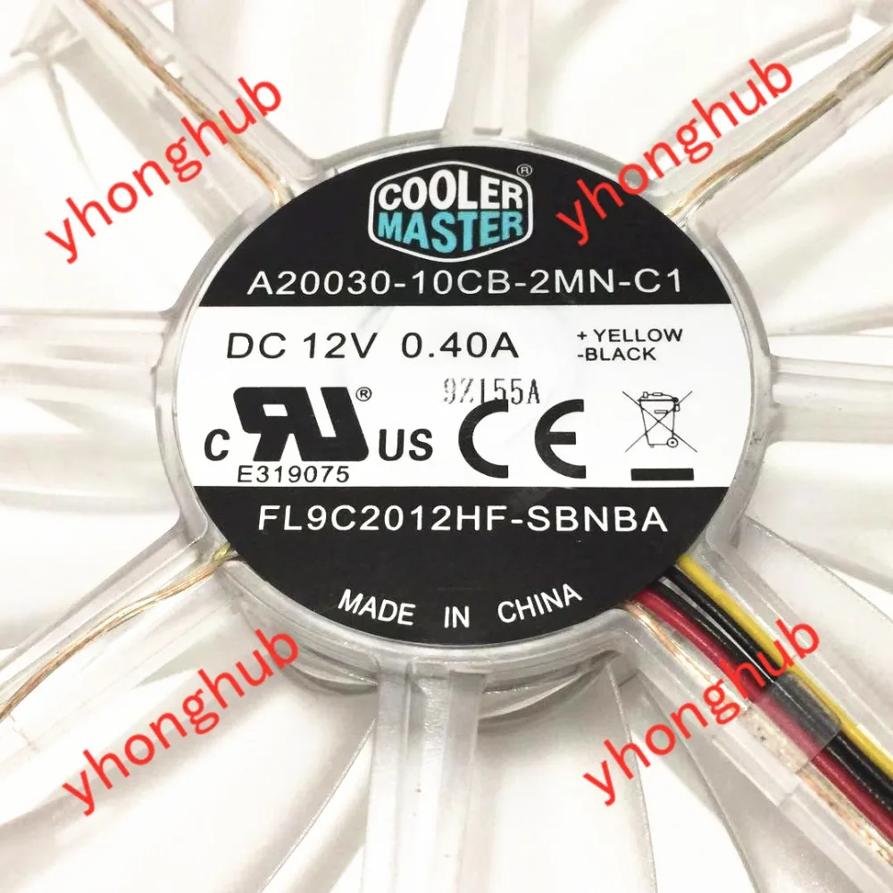 Cooling Master A20030-10CB-2MN-C1 DC 12V 0.40A Server Cooling Fan ...