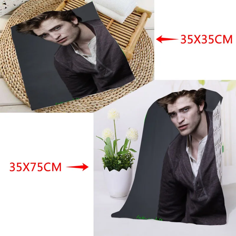 Custom-Robert-Pattinson-35x75cm-Face-Towels-Facecloth-Microfiber ...
