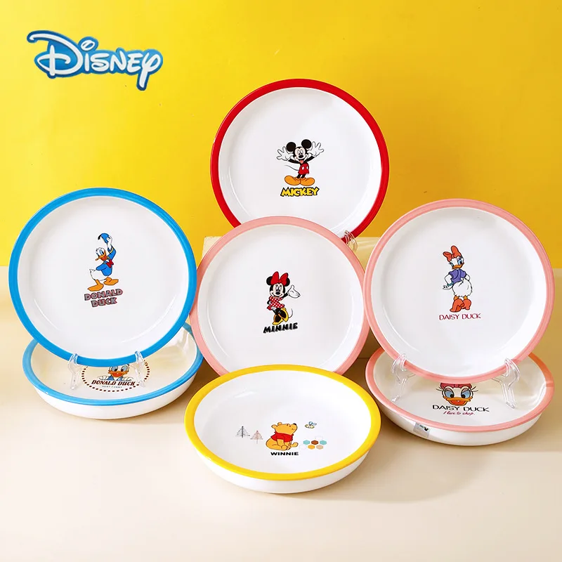 Disney-Kids-Plate-Cute-Cartoon-Minnie-Mickey-Mouse-Donald-Duck-Daisy ...