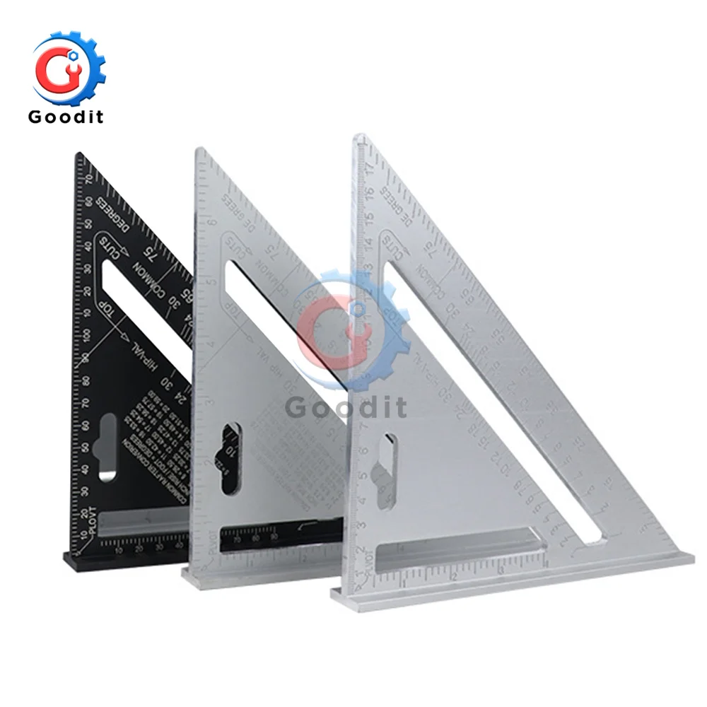 Triangle Ruler Angle Triangular Try Square Joiner Protractor ...