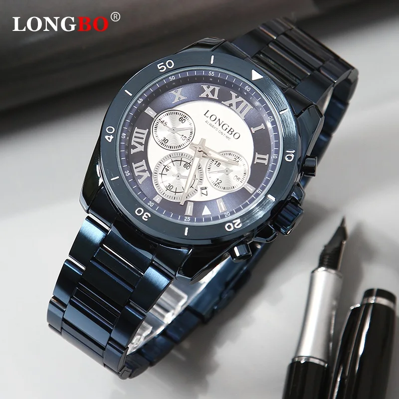 LONGBO 2020 Top Brand Luxury Men Watches Quartz Male Clock Design Sport ...
