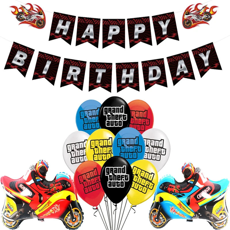 Grand Theft Auto Balloons: The Ultimate Party Decoration for GTA Fans ...