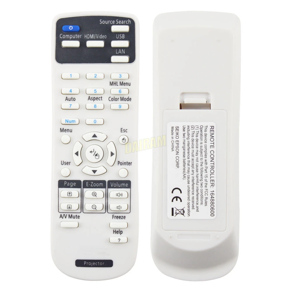 Controle remoto para epson EB-C30XE EB-30XE EB-C28SH eb-x11