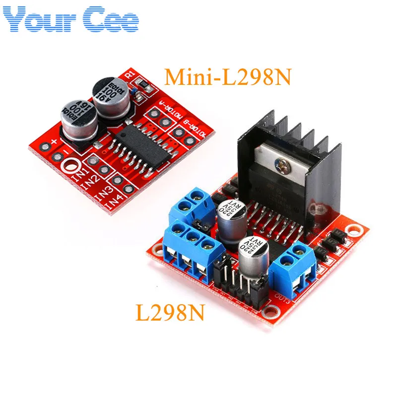 L298N Driver Board Module Mini L298N Stepper Motor Smart Car Robot ...