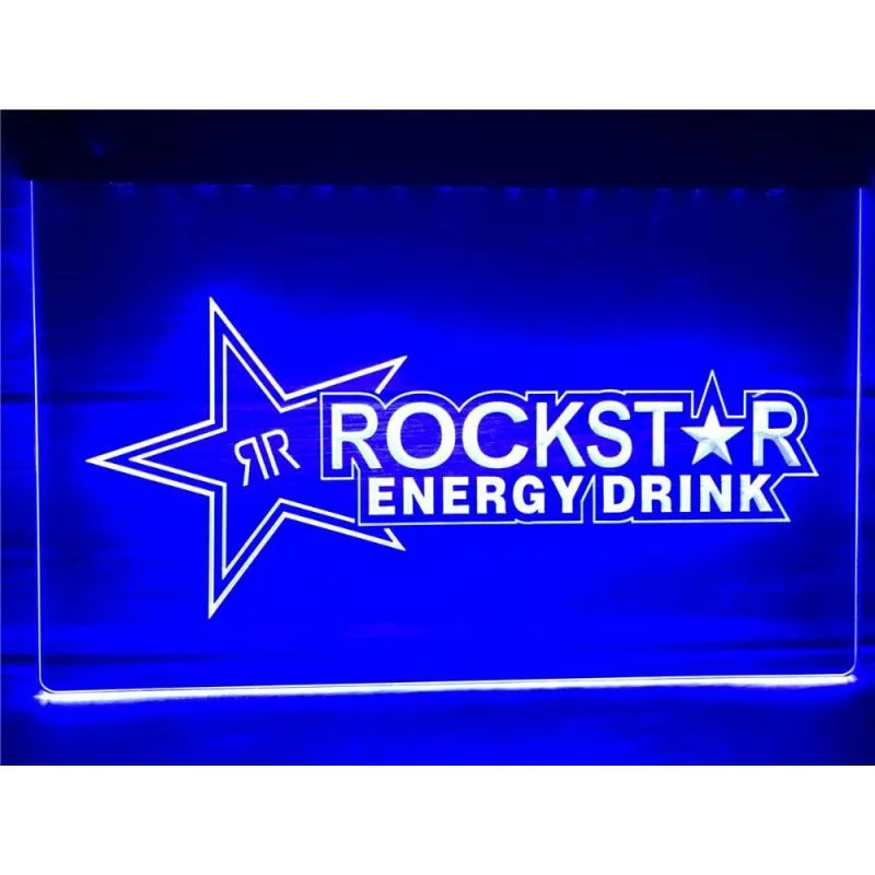 Blue Rockstar Energy Logo