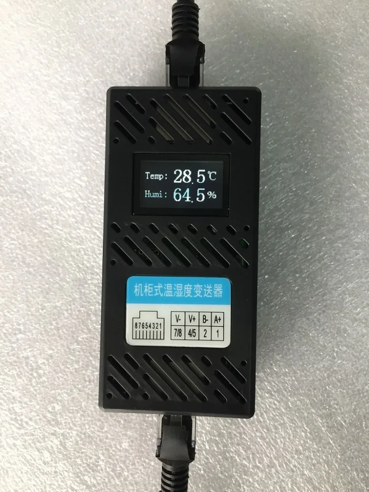 Cabinet type temperature and humidity transmitter sensor OLED LCD ...