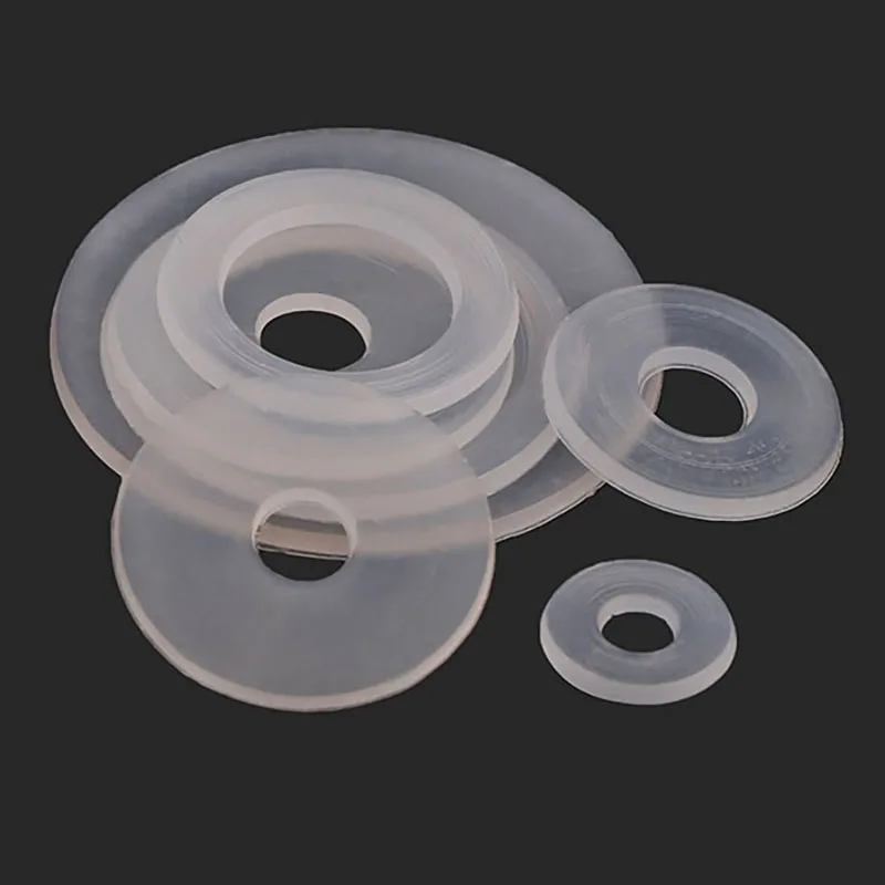 Clear Nylon Plain Washers Plastic Flat Washer M3 M4 M5 M6 M8 M10 M12 ...