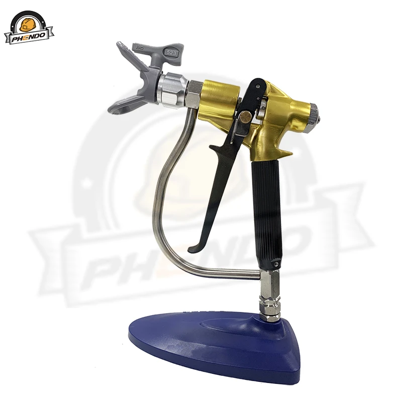 PHENDO Airless Paint Sprayer Gun New Paint Heavy Duty 4-Finger 7200psi ...