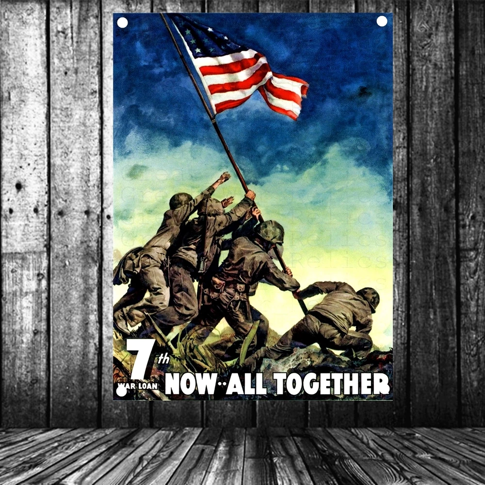 Ww2 American Flag Raising