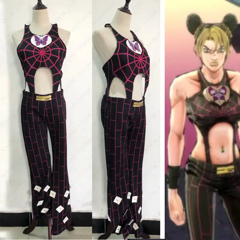 Costumes Details about JoJo's Bizarre Adventure Cosplay Jolyne Cujoh ...