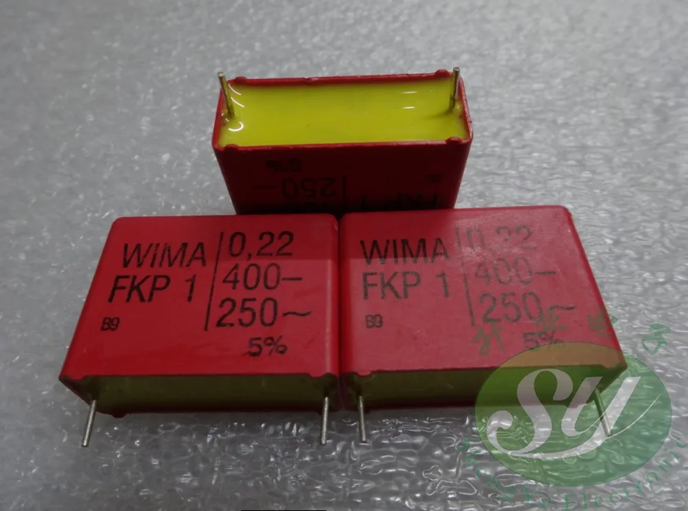 10PCS/30PCS Red series WIMA FKP1 0.22uF/400V 220nf u22 224 new 28mm ...