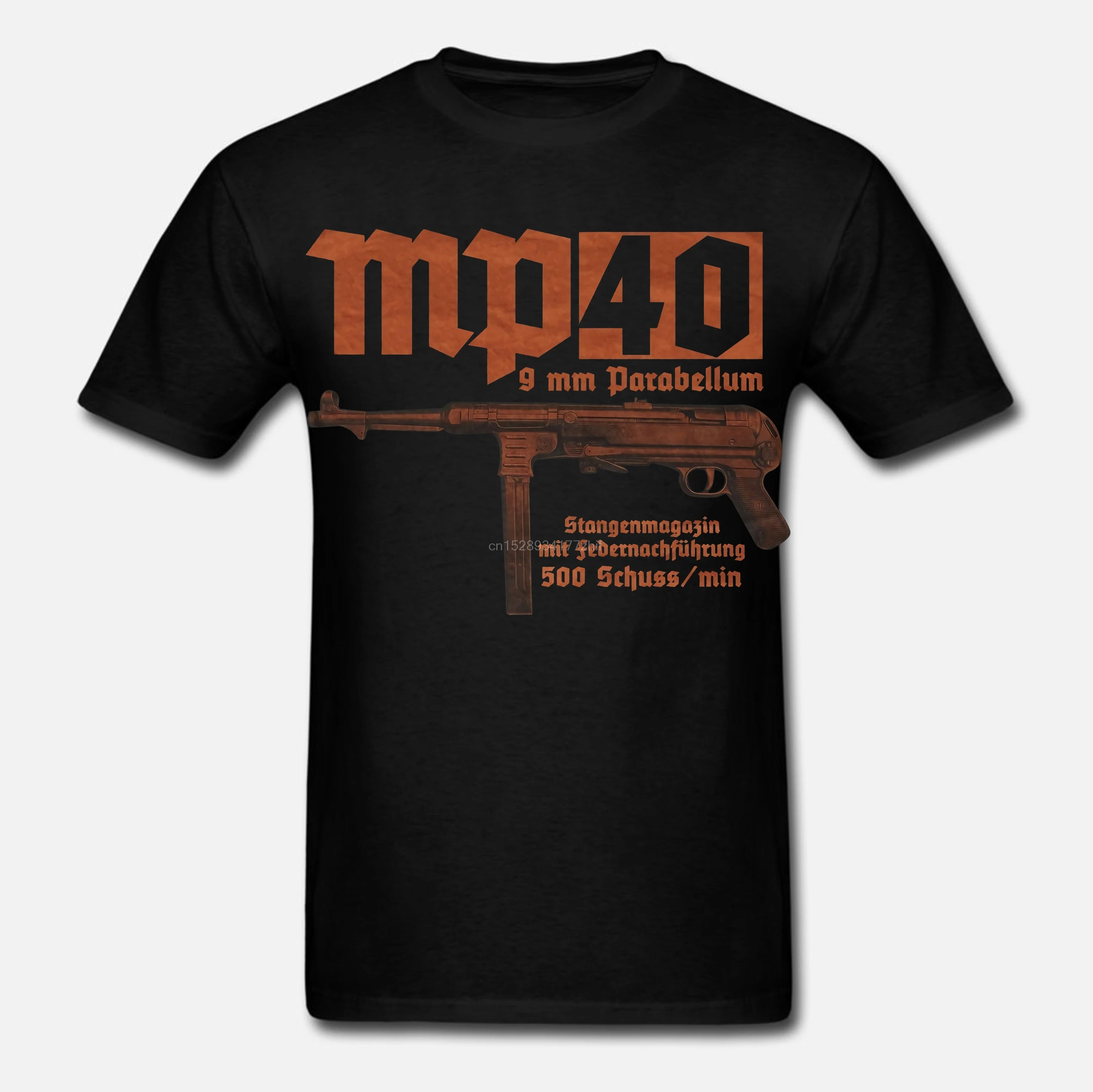 Men t shirt Wehrmacht MP40 Premium Black Landser Deutsches Reich Ruhm ...