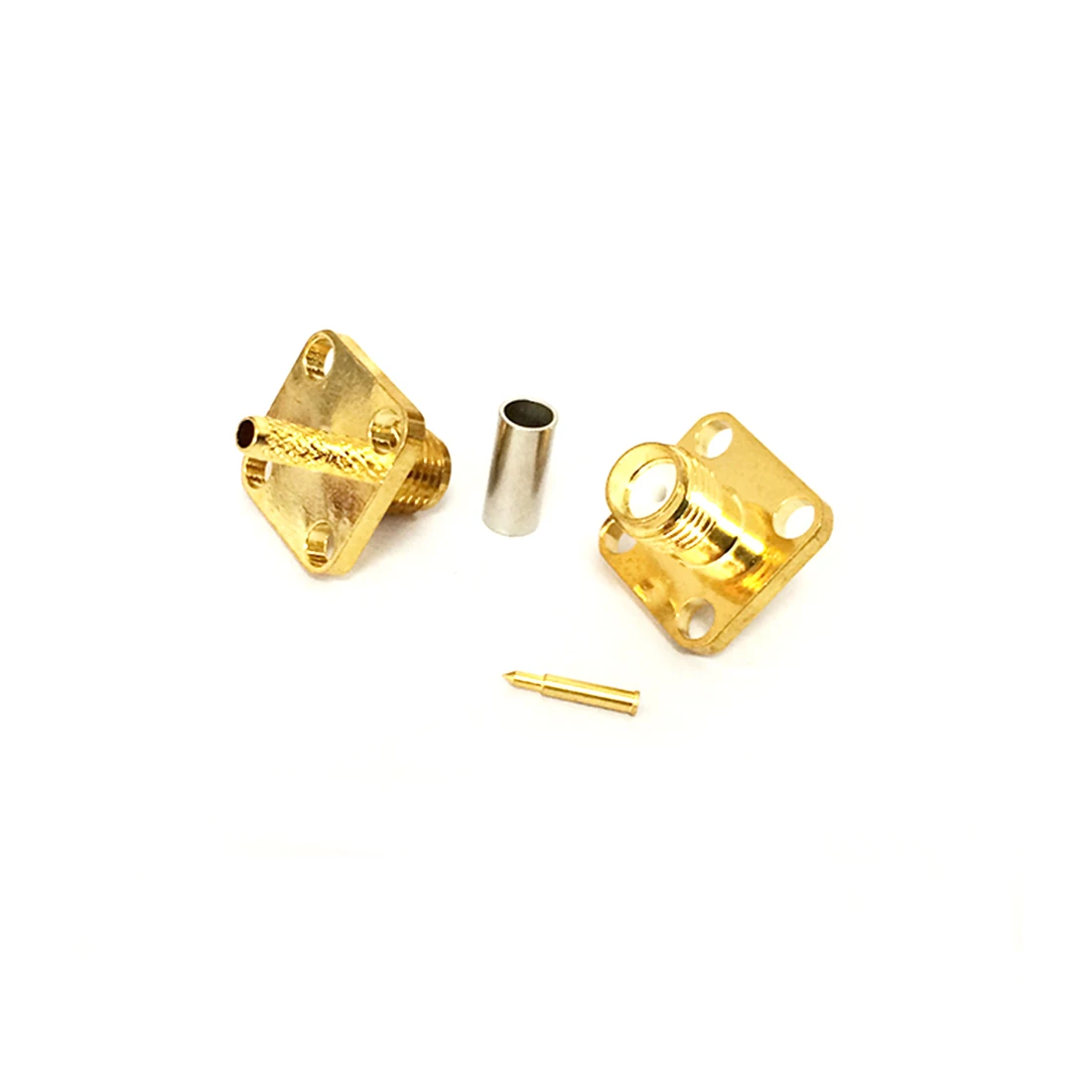 1PC-RP-SMA-Female-Jack-Nut-RF-Coax-Connector-RP-SMA-connector-4-hole ...