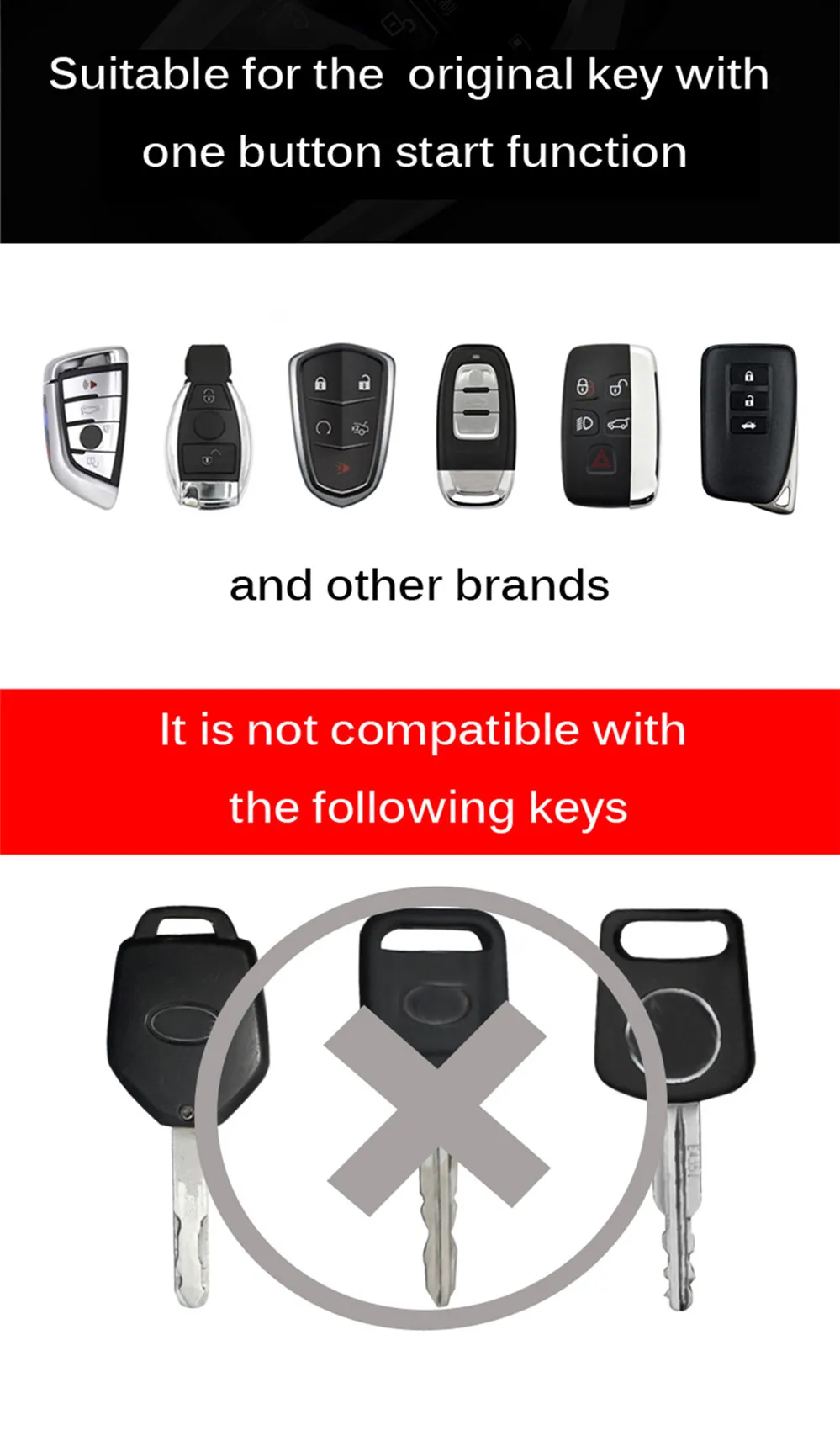 LCD Smart Key Fob CF500 Universal Modified Touch Screen Car Remote Key ...