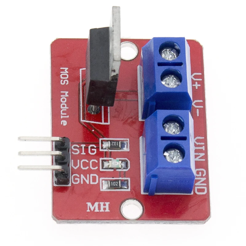 Semiconducteurs et transistors 5 Pcs Haut MOSFET Bouton IRF520 MOSFET Driver Module pour Arduino ...