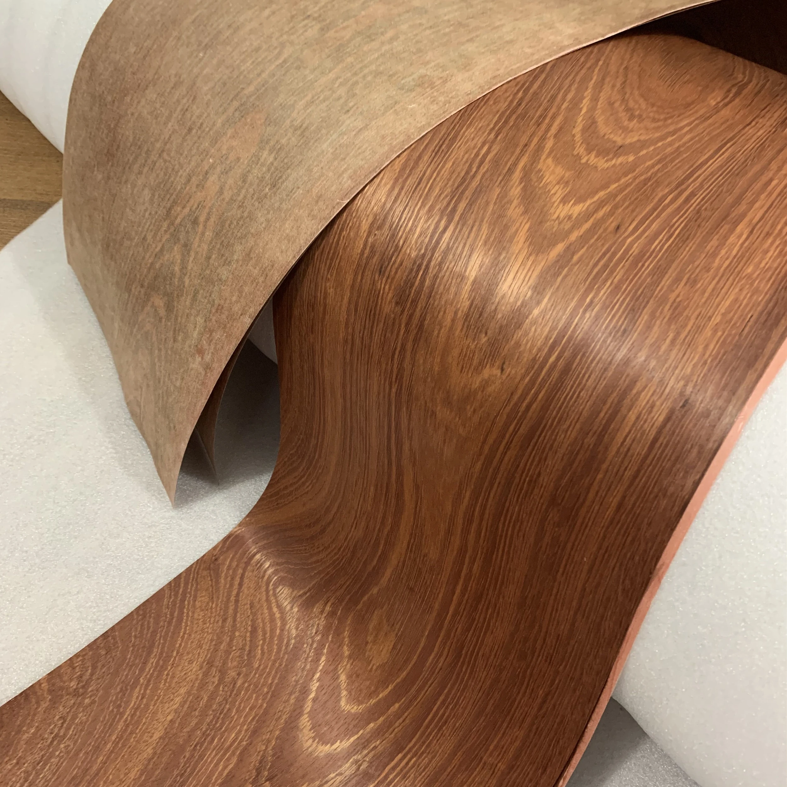 Natural Genuine Santos Rosewood Wood Veneer Backing with Tissue ...