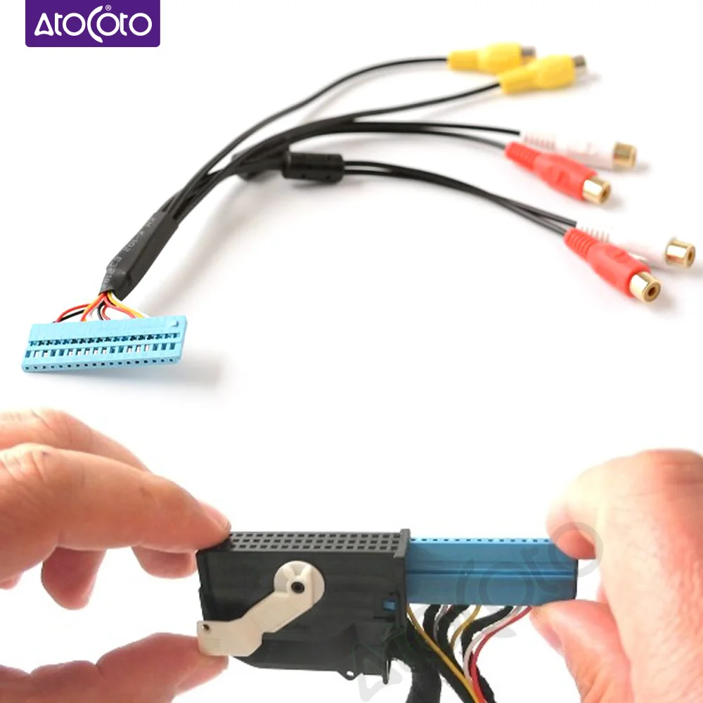 AV-Upgrade-Video-DVD-Adapter-for-Audi-VW-54-pin-TV-Tuner-Plug-MP3-Audio ...