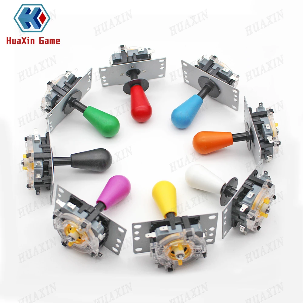 Copy-Sanwa-8Pin-Micro-Switch-Joystick-with-American-Happ-Ball-DIY ...