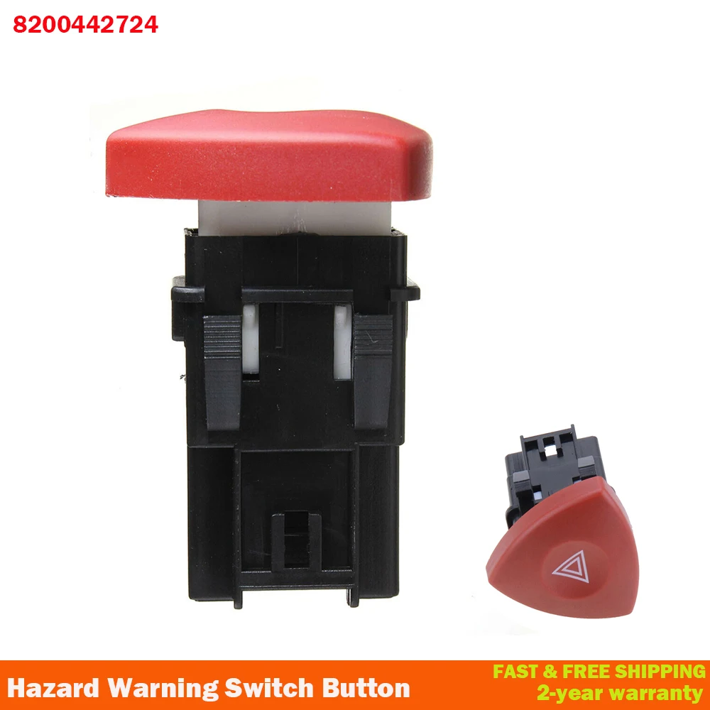 8200442724-Emergency-Hazard-Warning-Light-Switch-Button-For-Renault ...