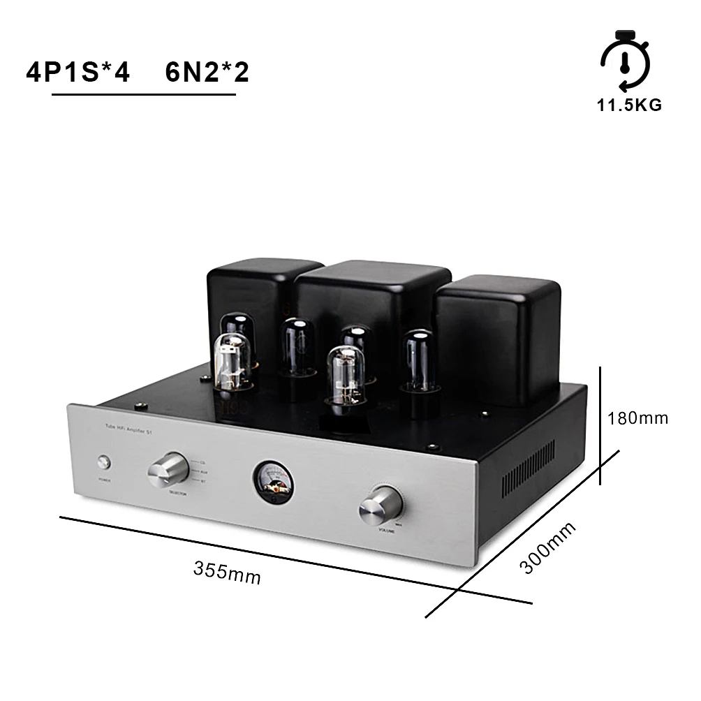 Royal anges-4P1S 푸시-풀 튜브 앰프 HIFI 진공관 앰프, hifi 블루투스 앰프 PK300B 6N2, 진공관앰프 ...