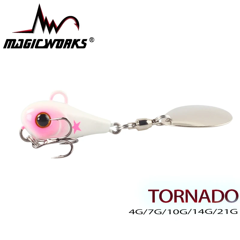 MAGIC-WORKS-Tail-Spinner-Metal-Jig-Blade-Spoon-Fishing-Lure-Bait ...