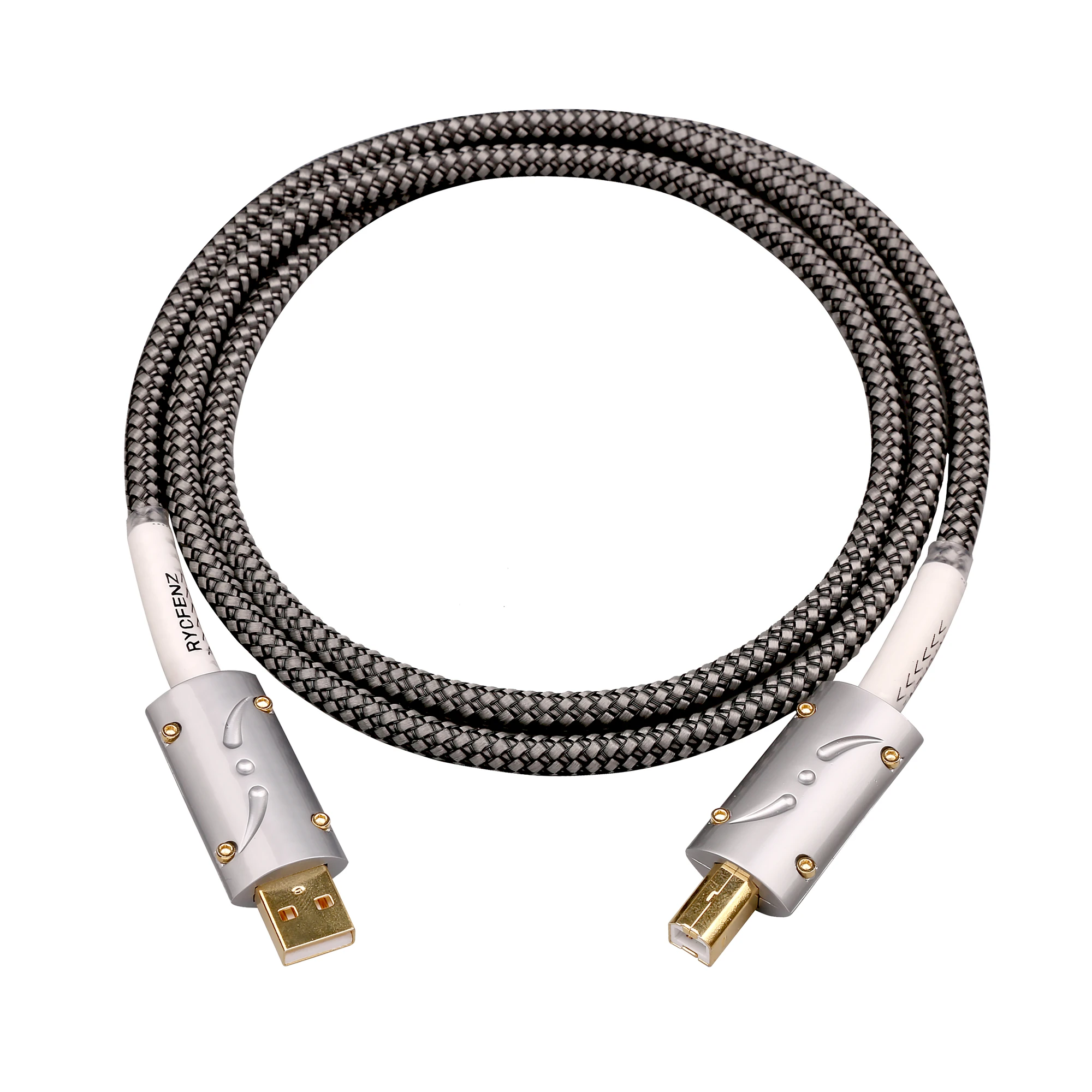 99.999% 5N Pure Silver Cable 8TC USB Cable Digital From Computer USB ...