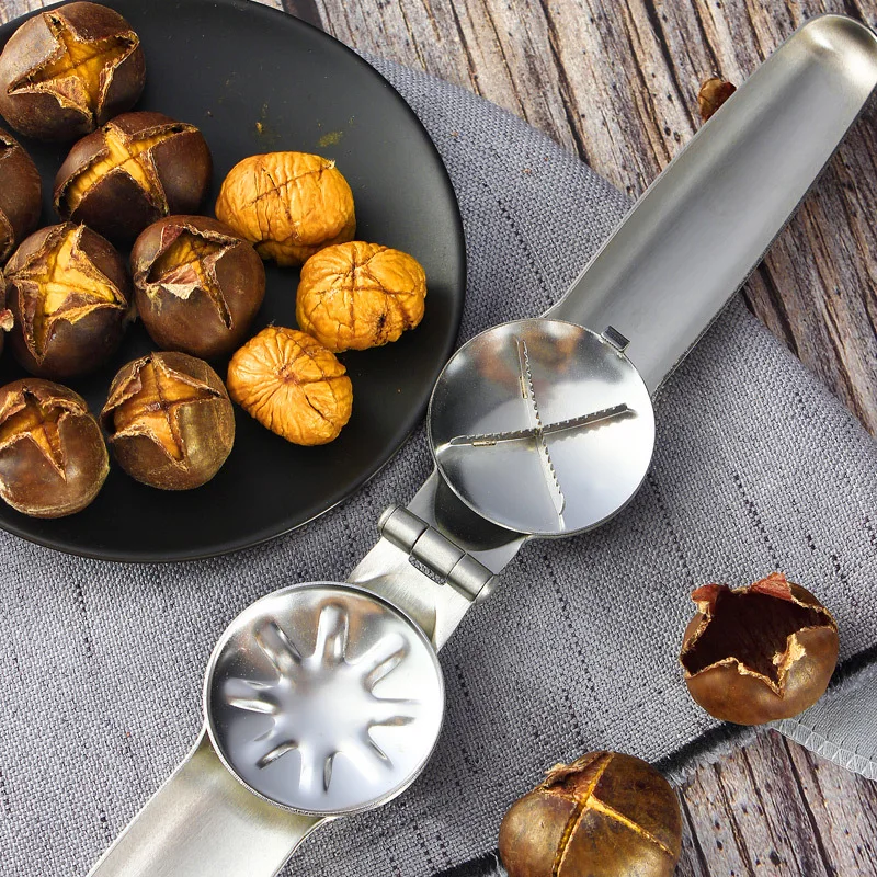 1PC Stainless Steel Walnut Cracker Multi function Kitchen Tool Nut ...