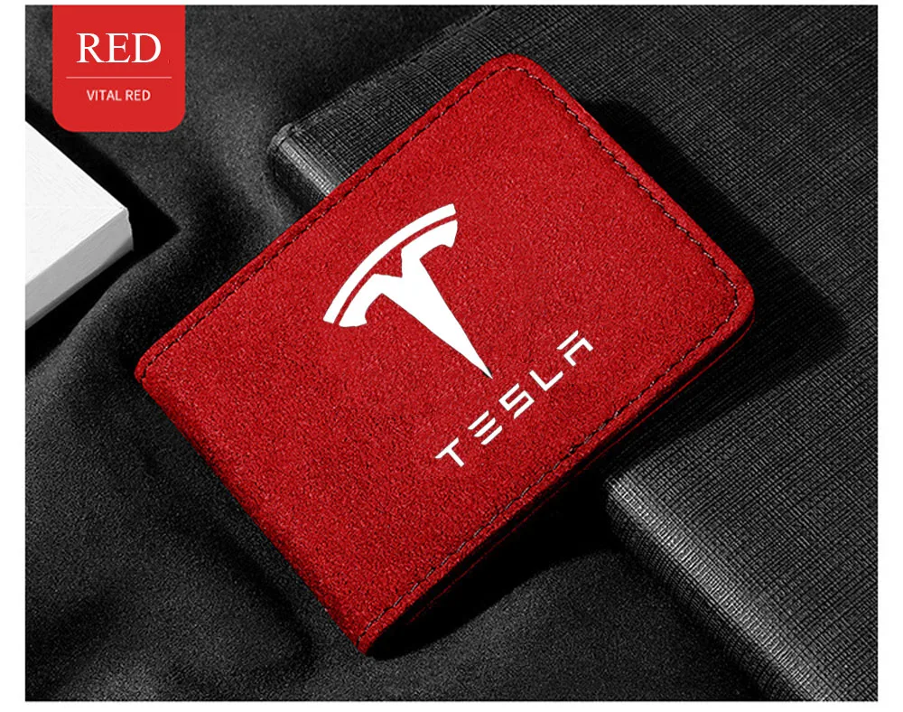 Tesla Leather Wallet - Tesla League