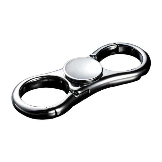 2021 New Fidget Spinner Hand Spinner Metal EDC Blue Car Key Chain ...