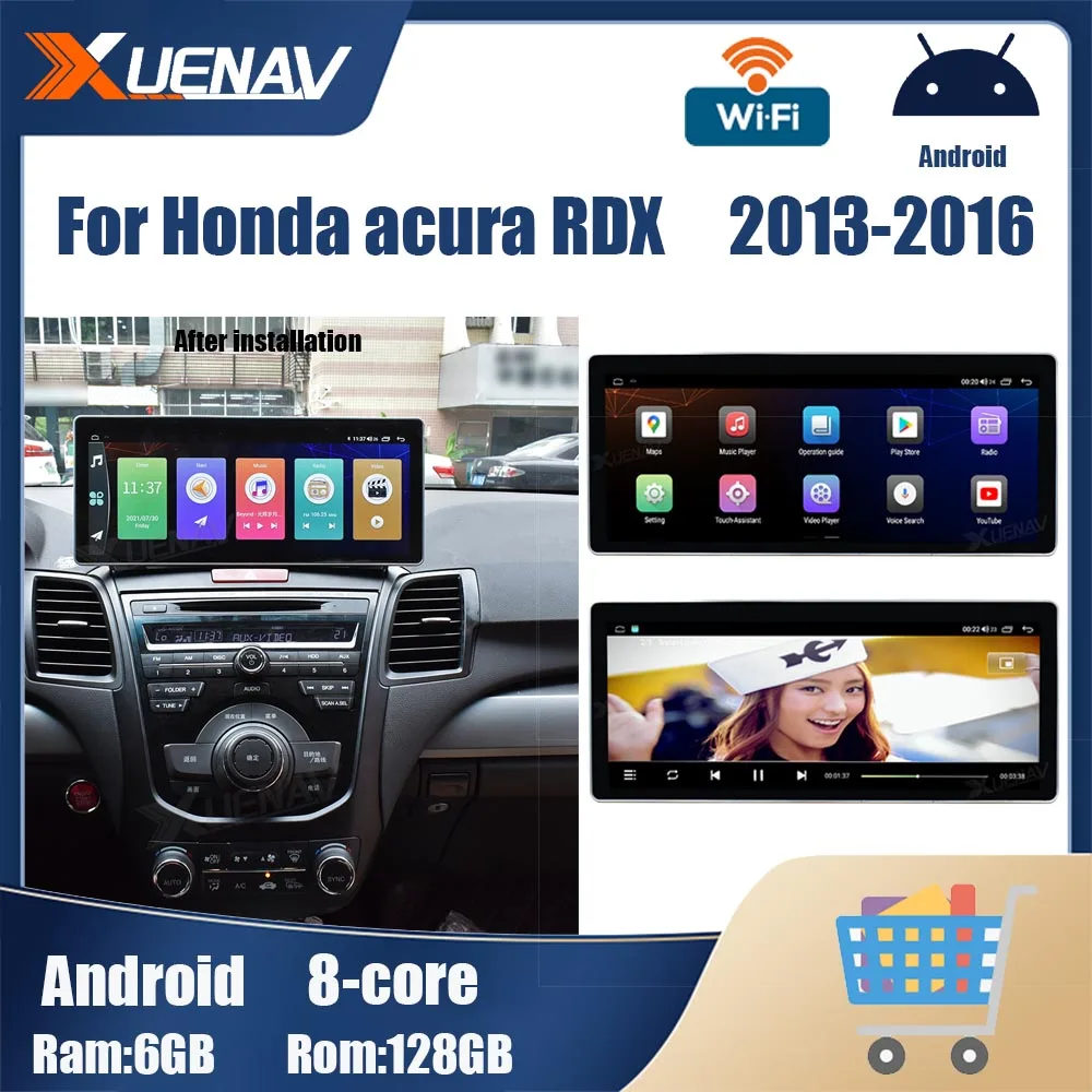 Android-GPS-Navigation-for-Honda-acura-RDX-2013-2014-2015-2016-carplay ...