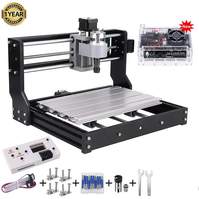 CNC 3018 Pro Laser Engraver Wood Router GRBL ER11 DIY Mini Engraving ...