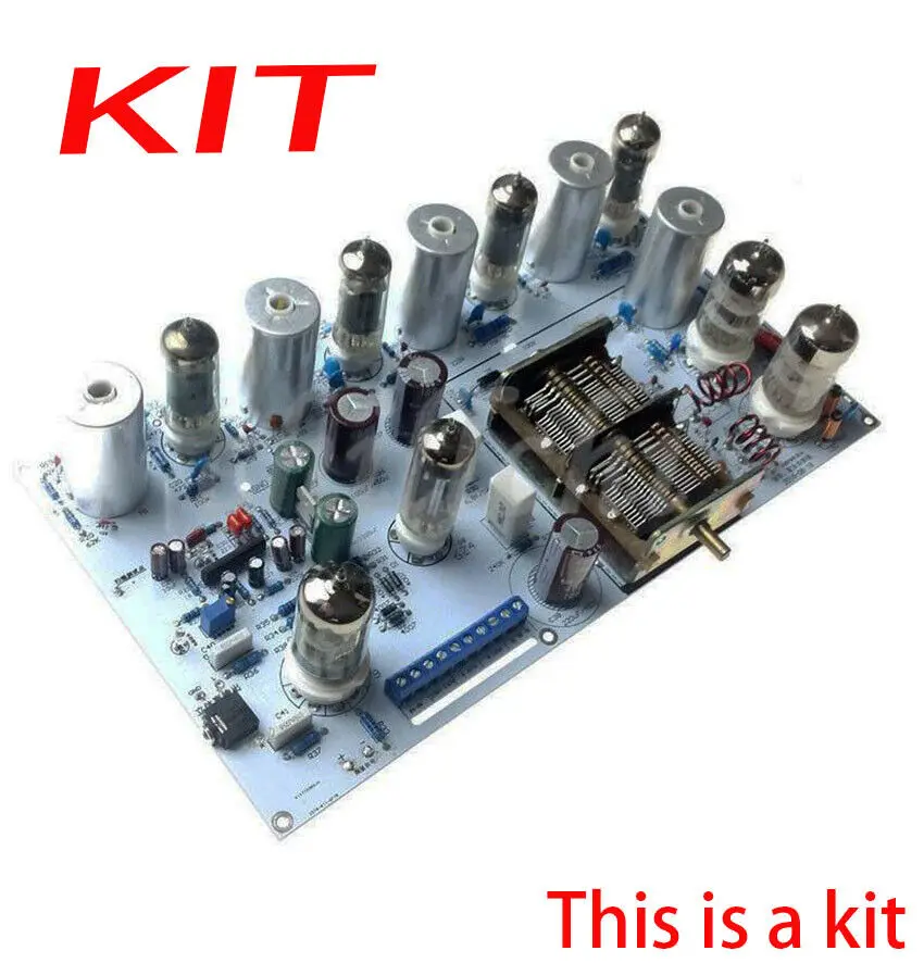 Nostalgic Vacuum Tube FM Radio Wireless Audio Stereo Receiver DIY Kit