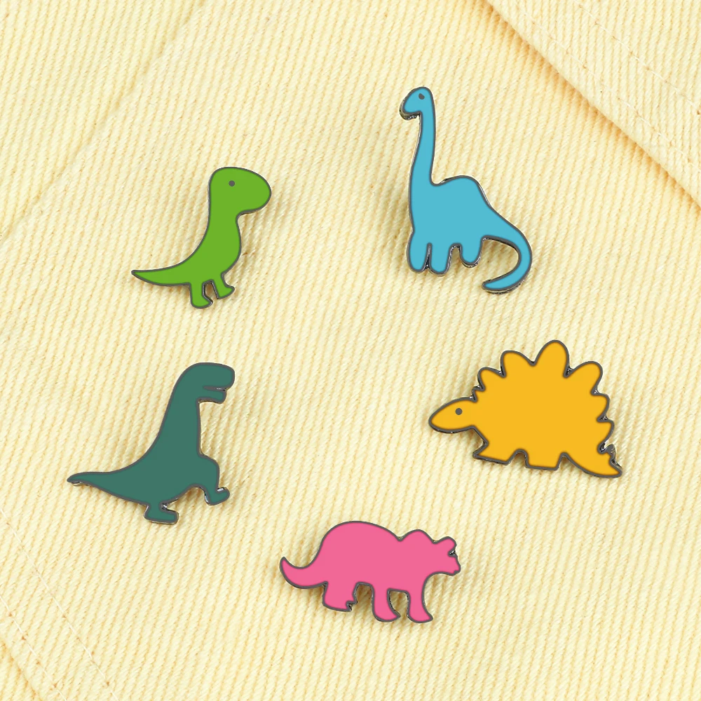 Pins Brooches Dinosaur | Pins Backpack Dinosaur | Badges Dinosaurs ...