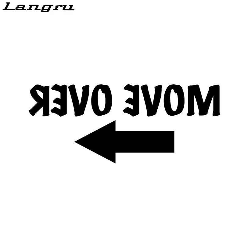 Cool Graphics Move Over Arrow Car Sticker Personalized Vinyl Decal Car ...