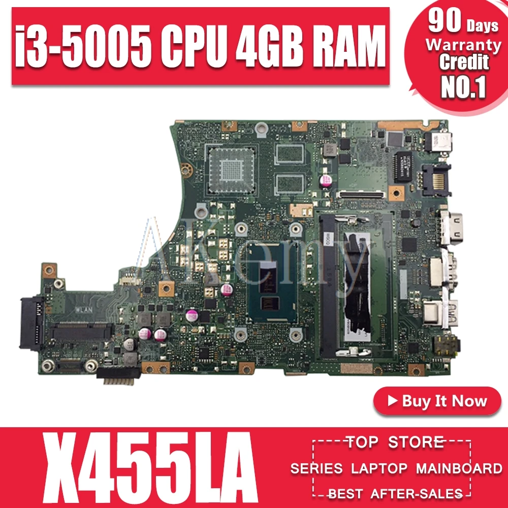 AKEMY X455LA Laptop Motherboard For ASUS X455LAB X455LJ X455LD X455LF ...