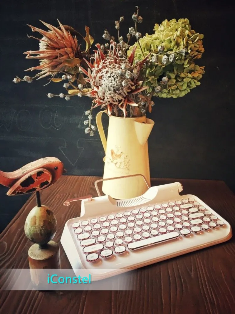 MX520 Hellboy KnewKey Steampunk Typewriter Wireless Keyboard