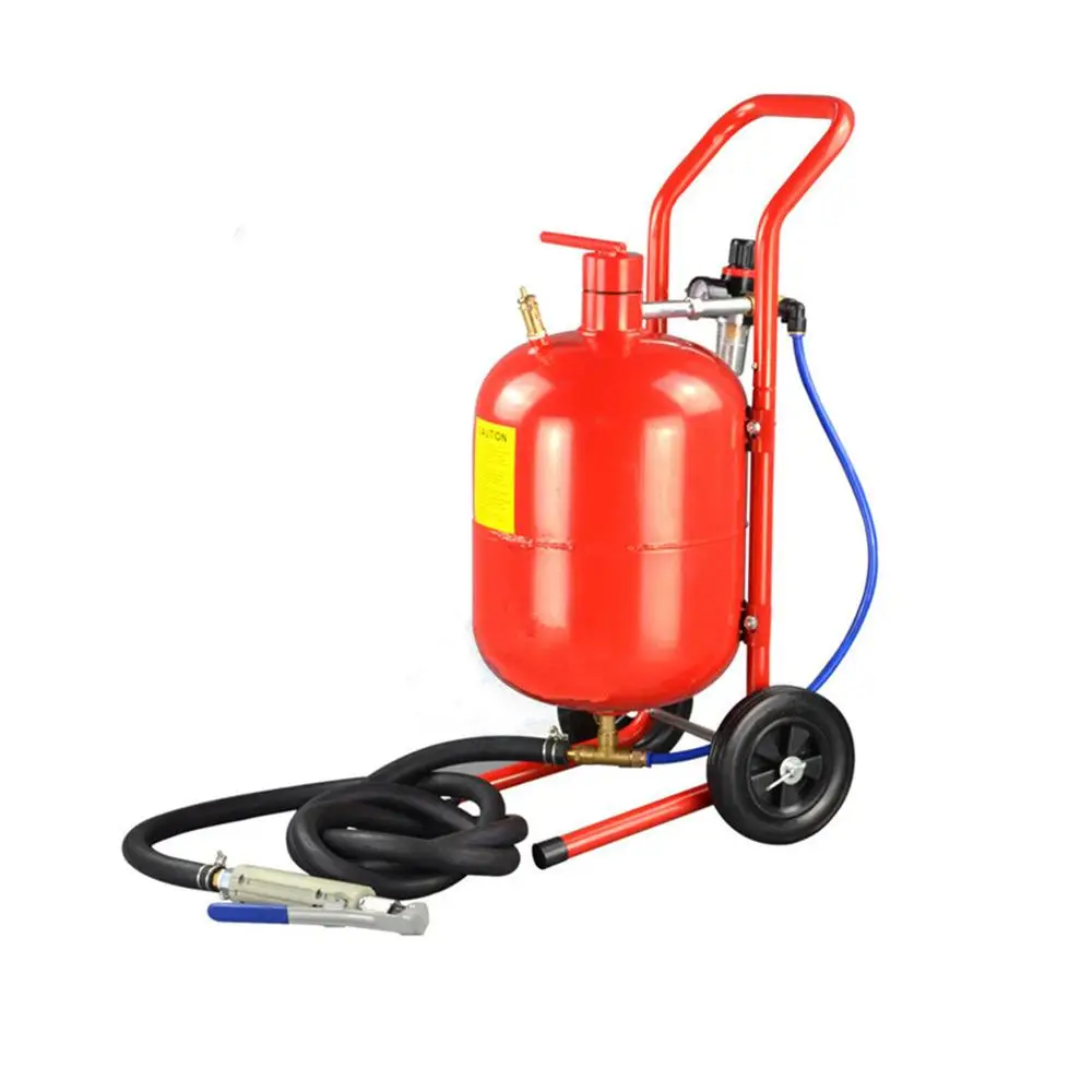 portable sandblasting machine sandblaseter oil blowing suction sand ...
