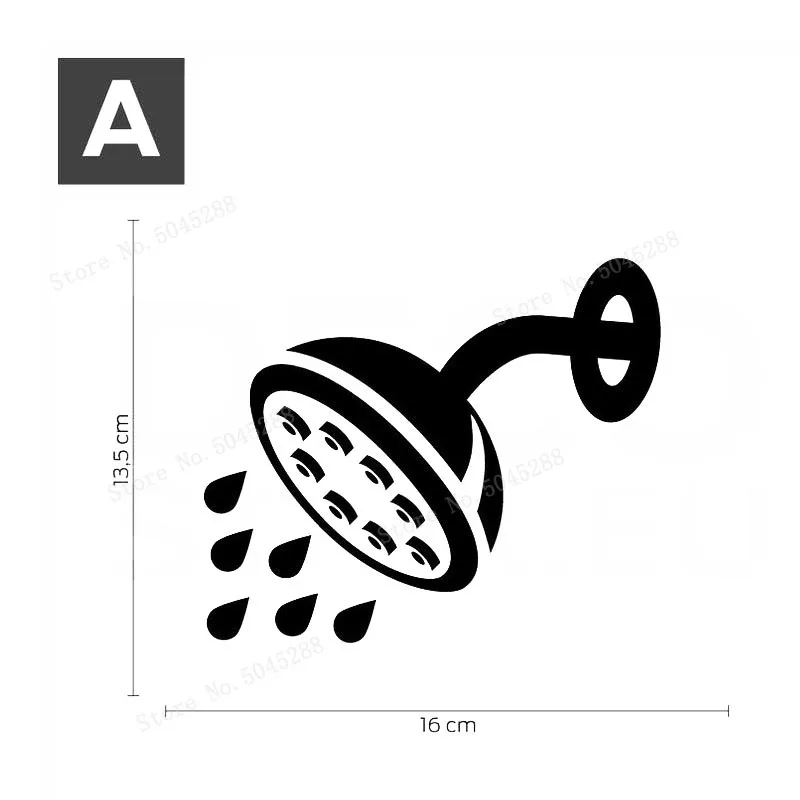 Shower Head Silhouette