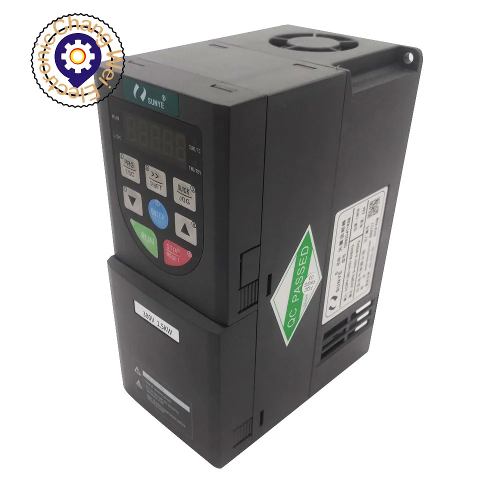 CNC AC 스핀들 인버터, 오픈 루프 벡터 제어 인버터, 3 상 380V 1.5KW, 조각 기계 스핀들 인버터|모터 드라이버 ...