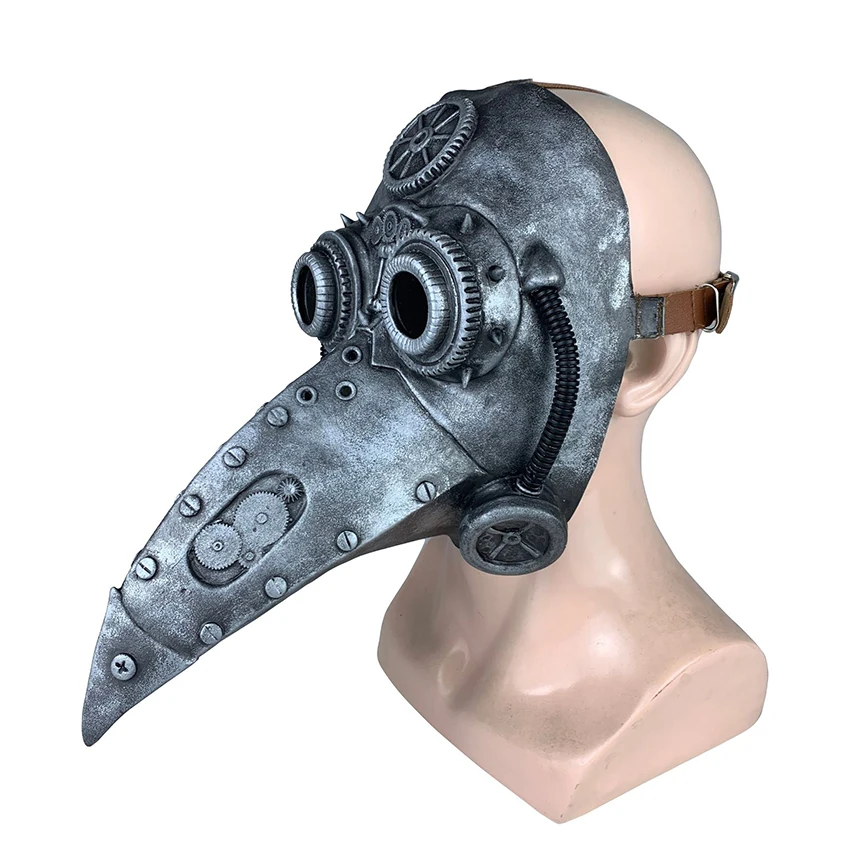 Horror Plague Doctor Schnabel Steam Punk Mechanical Bird Beak Cosplay ...