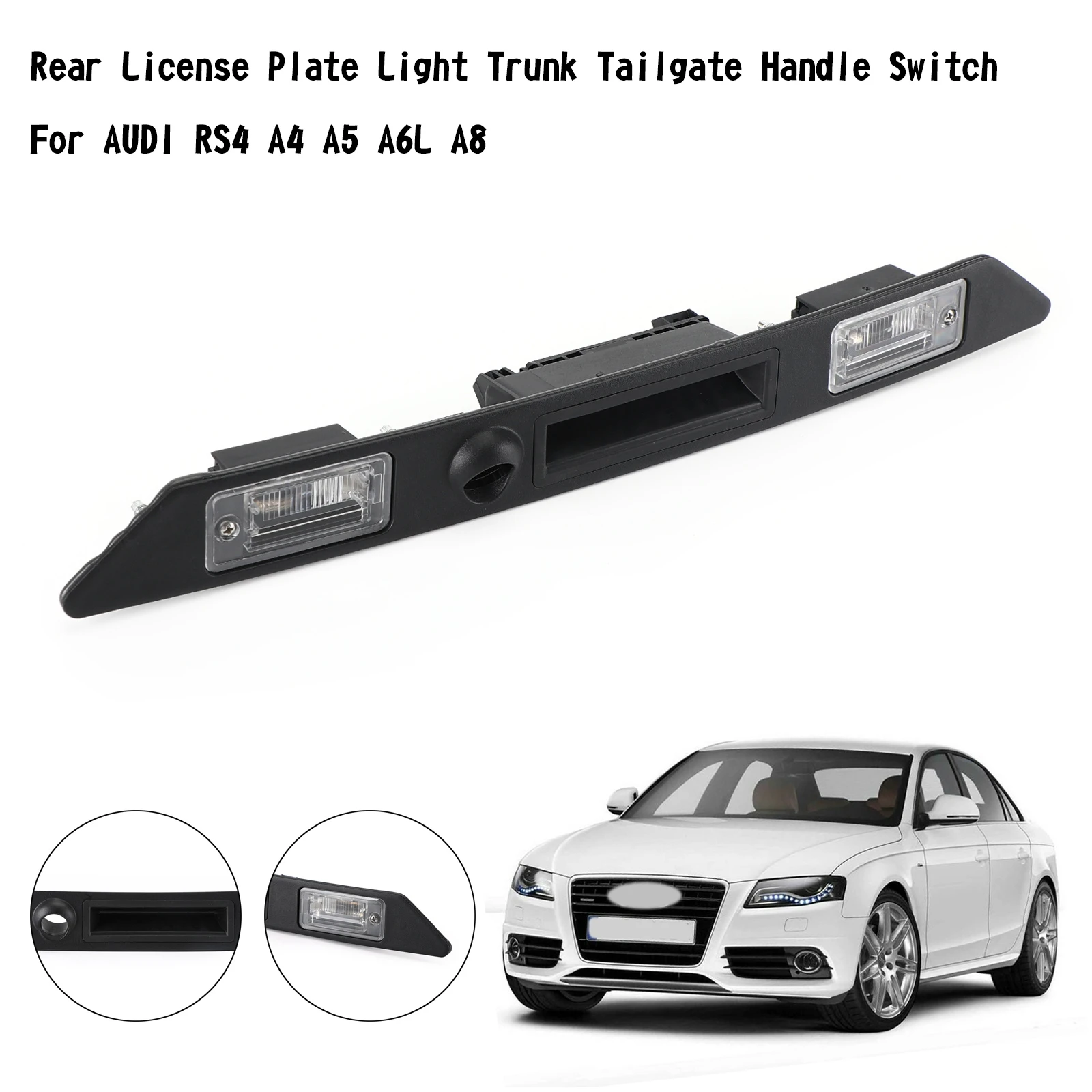 Areyourshop-Rear-License-Plate-Light-Trunk-Tailgate-Handle-Switch-For ...