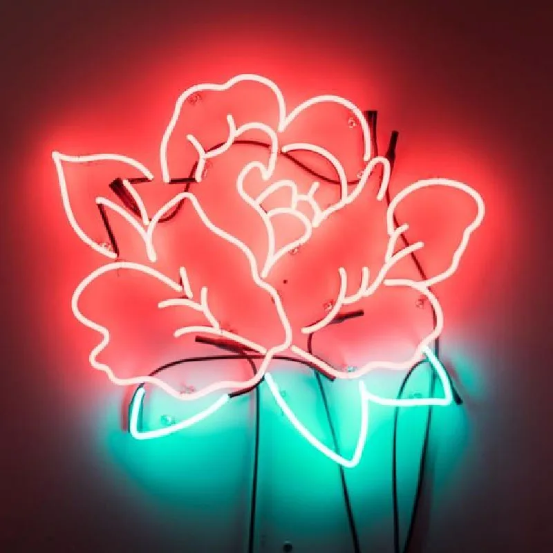 Neon Signs For Beautiful Rose Neon Bulb Sign Decorate Bedroom Love Room ...