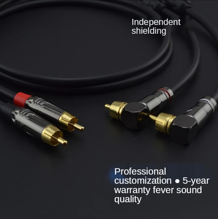 Hifi wire double rca Cable High Quality 2RCA Male to Male Professional ...
