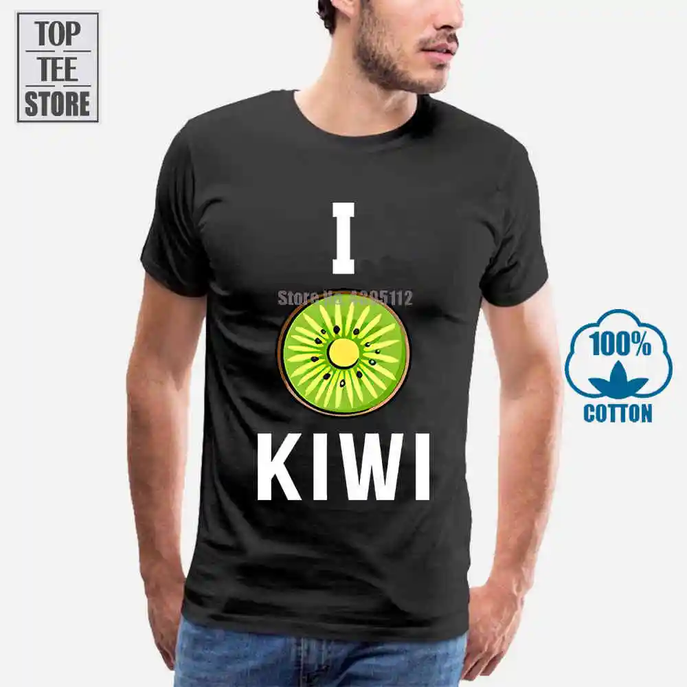 Kiwi Shirt: I Love Kiwi Fruit Food Cute Funny Gift T Shirt Short Sleeve ...