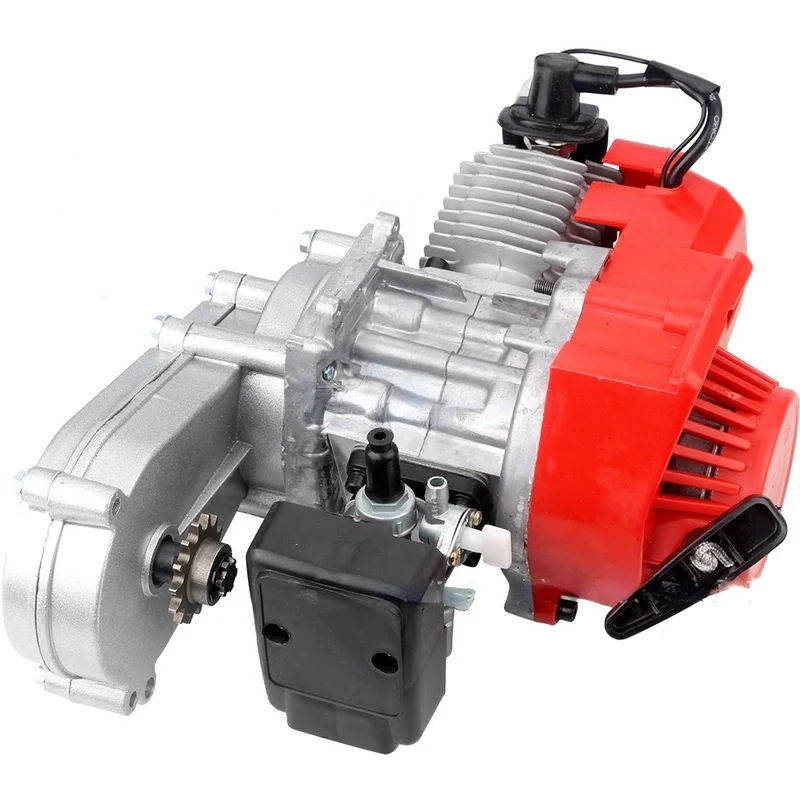 49cc Pull Start Engine with Transmission For Motorcycle Mini Motor Pit ...