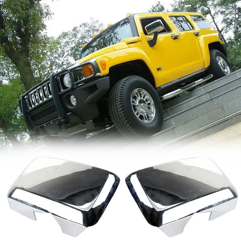 Car Pickup Side Door Mirror Covers Trim Moulding for Hummer H3 H3t 2006 ...