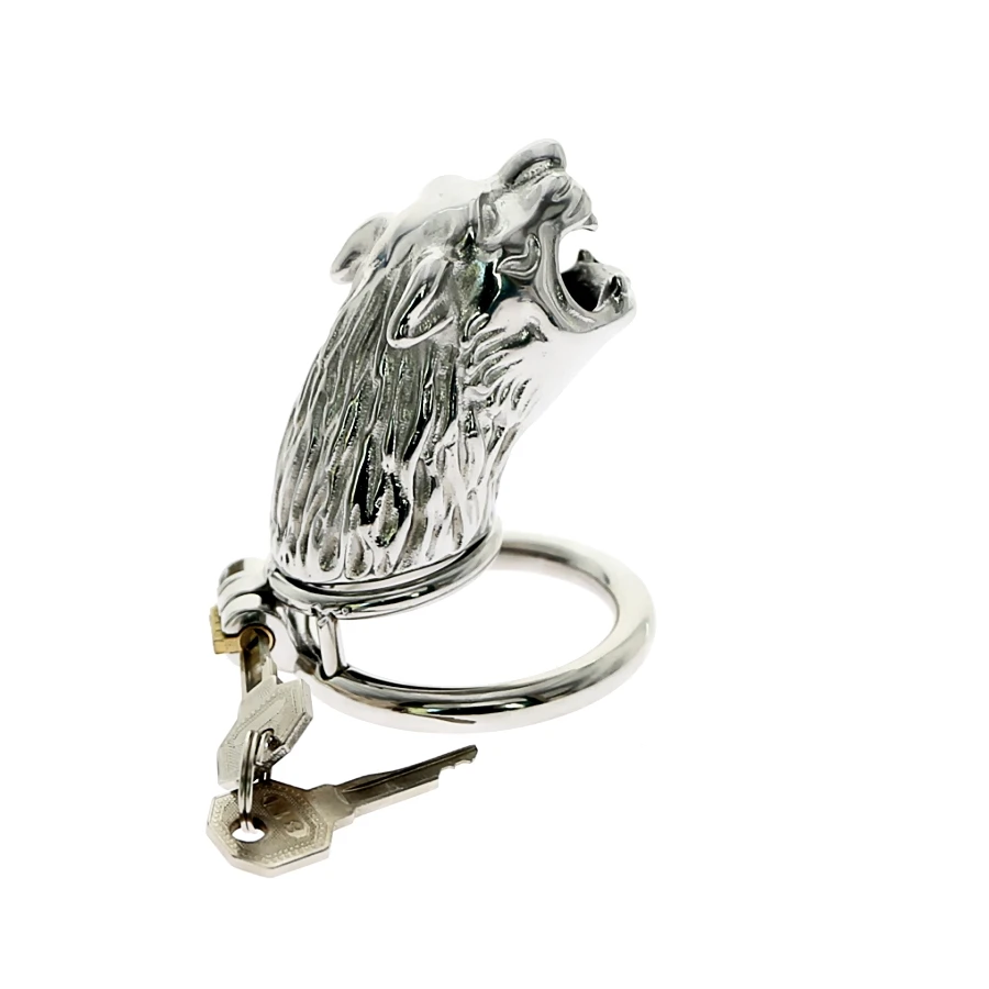 Goonbate Lion Head Chastity Device - Puppy Play Expert