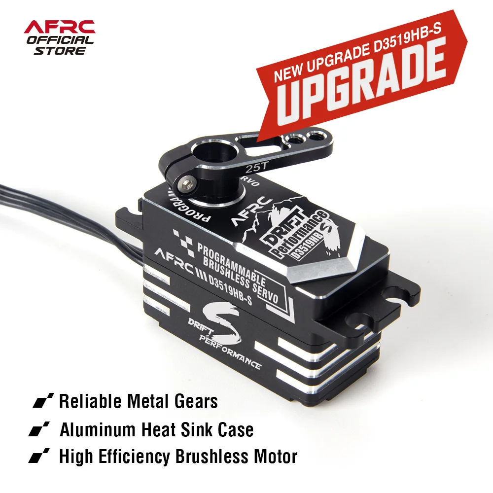 AFRC-D3519HB-S Low Profile Programmable HV Brushless Servo For YOKOMO ...
