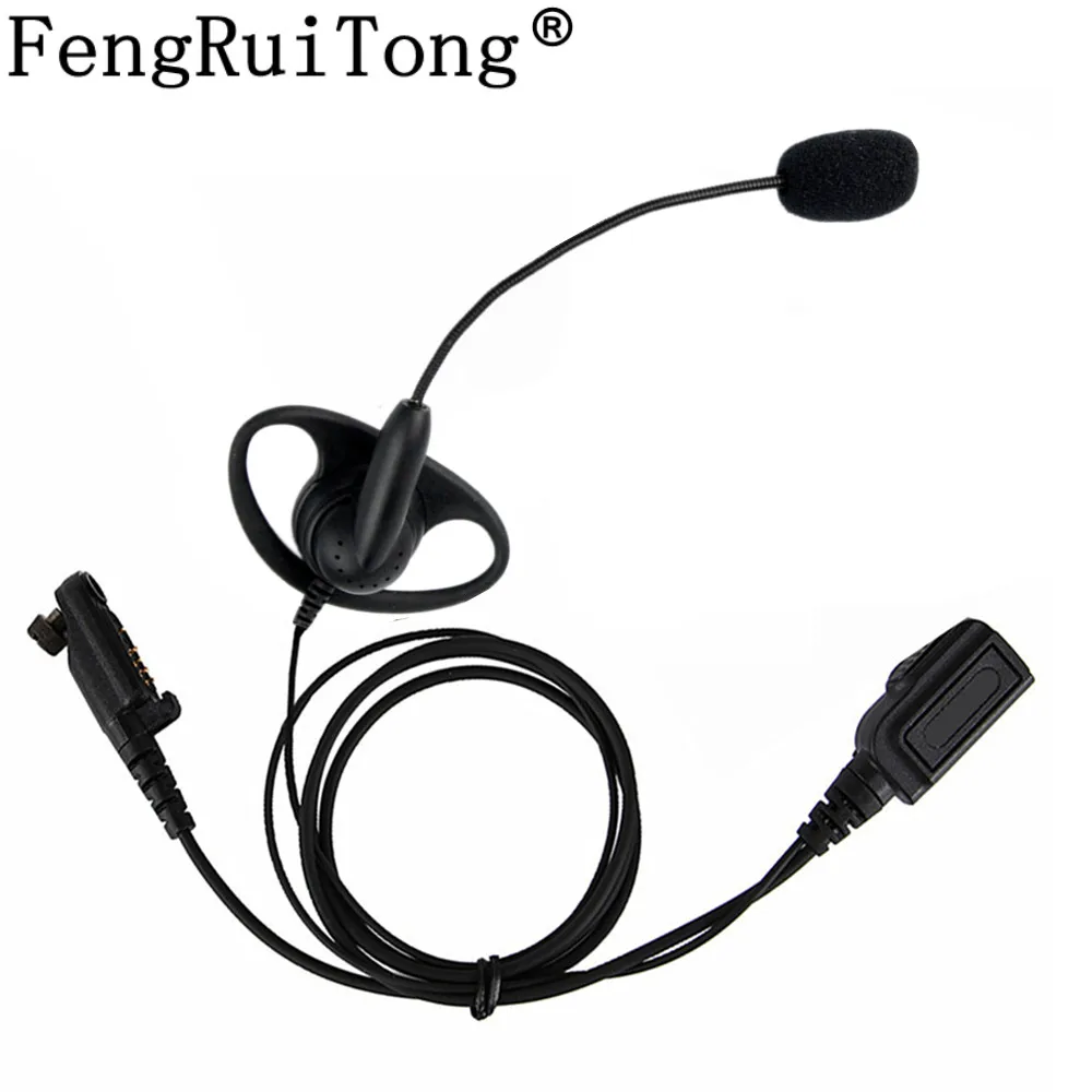 Walkie-Talkie-Headset-Iron-Clip-D-Type-Mic-Stick-Tactical-Headphone-For ...
